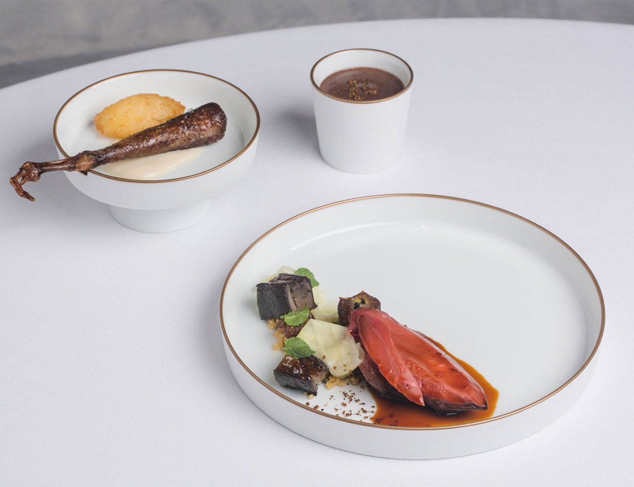 #1 for Asia’s 50 Best- Odette by Chef Julien Royer - Legle Porcelain