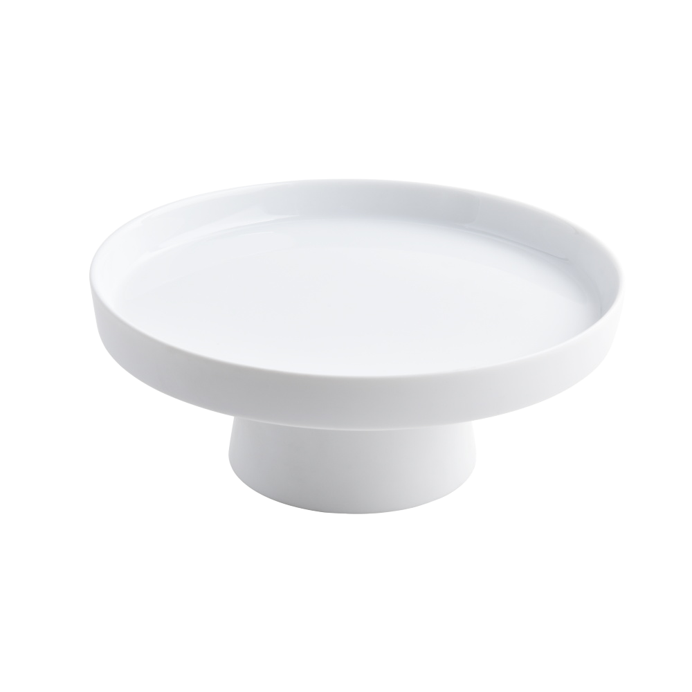 Espace High Footed Plate - Legle Porcelain