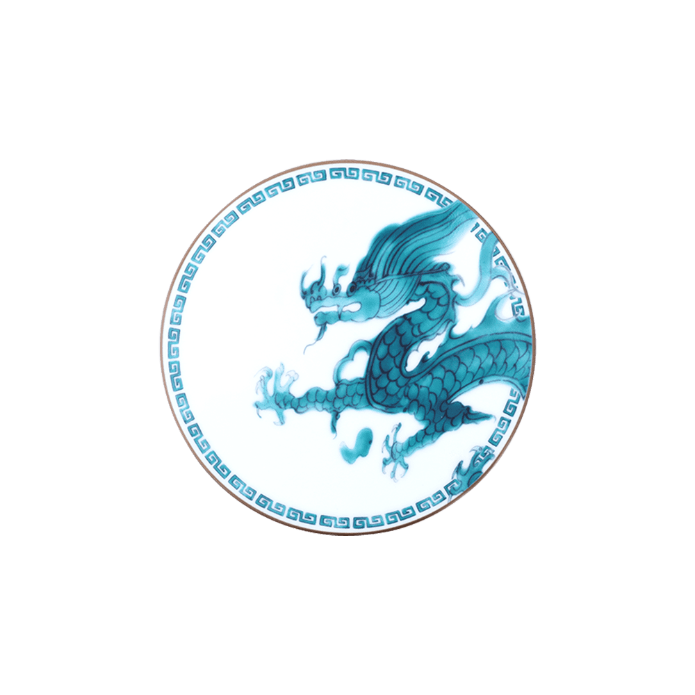 Jade Dragon Modern Show Plate - Legle Porcelain